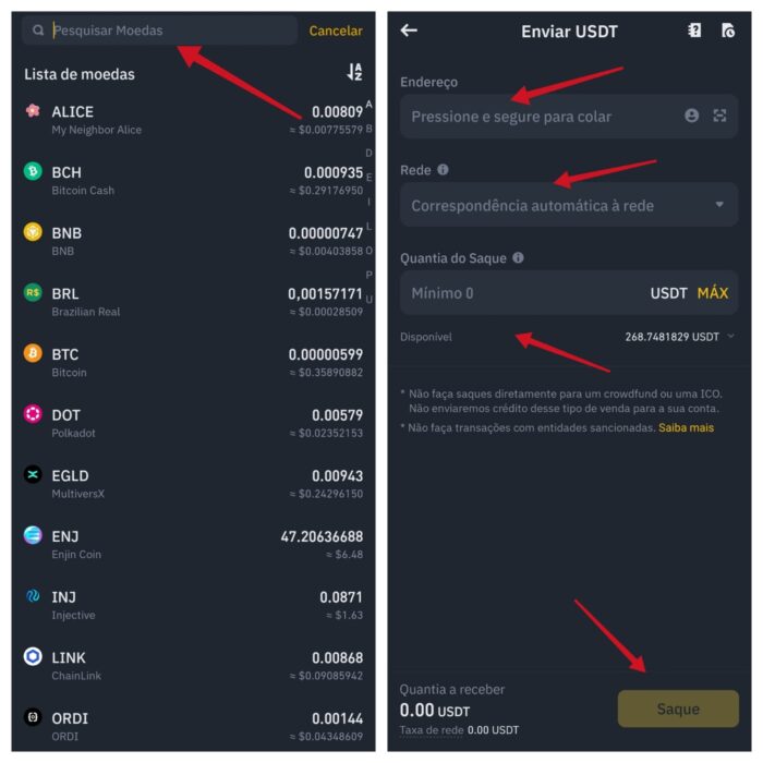 Como sacar na Binance? Aprenda a sacar dinheiro e criptomoedas